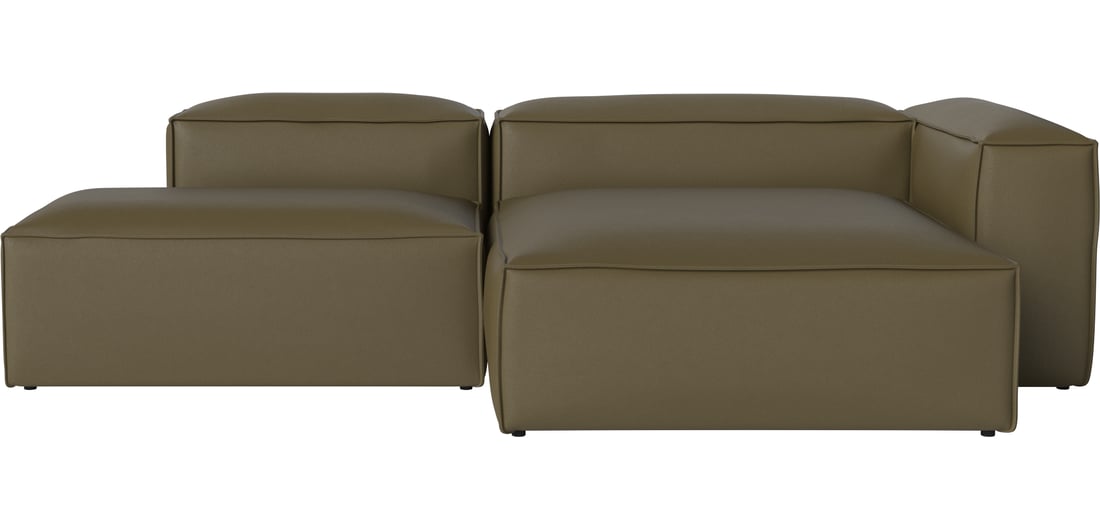 Cosima 2 Moduler dybde 100 cm m. stor chaiselong – højre – og open-end ...