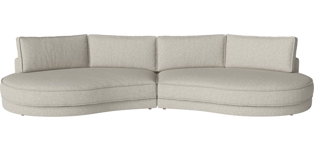 Noora 2 Modules m. open-end afgerond 127 cm