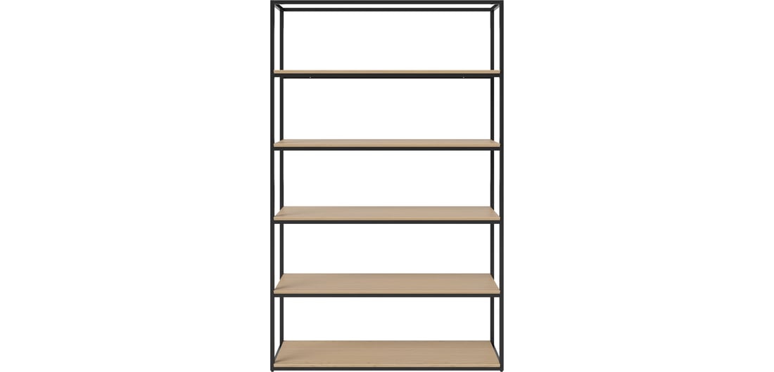 Neutra Reol 124 x H197 cm – 5 hyller