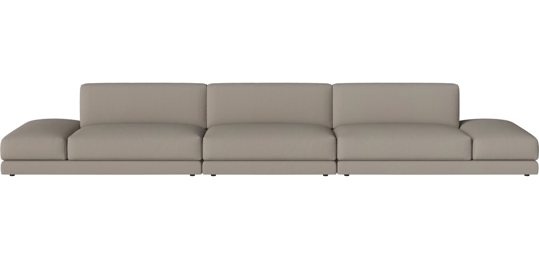 Avelou 3 Modules w. 2 open ends poufs