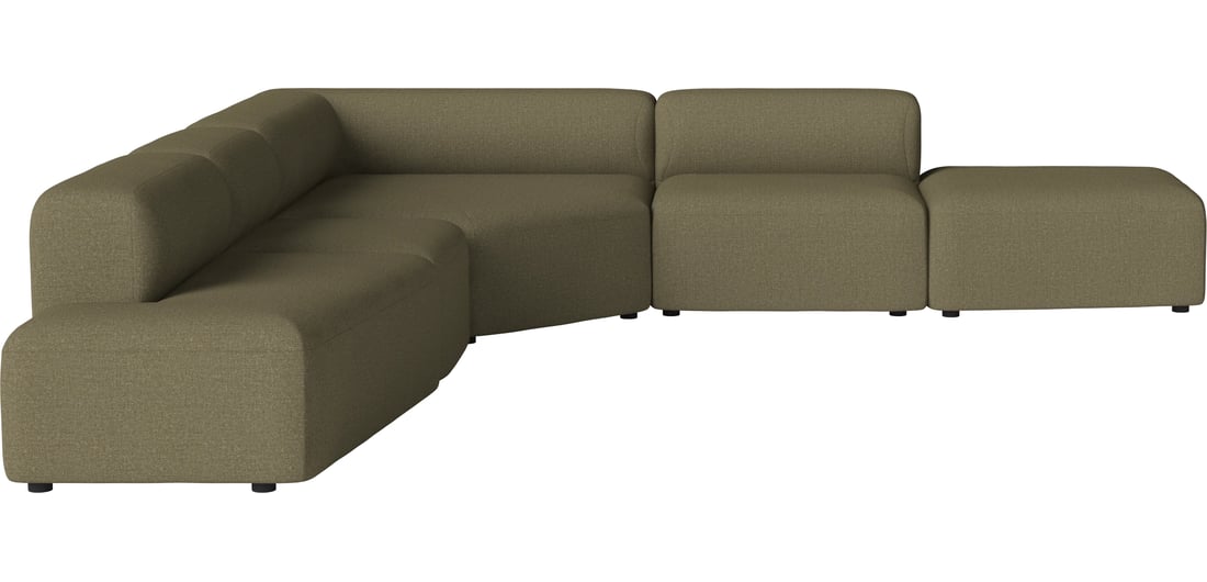 Angle 5 Module m. Chaiselongue - links