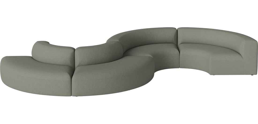 Angle Curved 4 Module - S shape