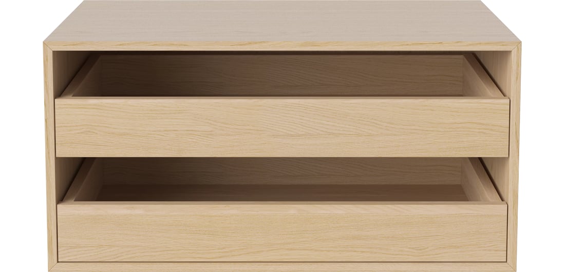 Case Office Module Open w. Drawer - 80 x 40 cm