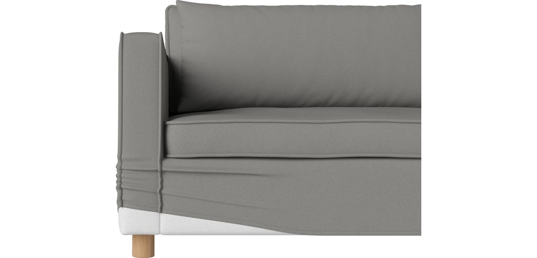 Malin, funda para módul de esquina con 6 cojines de respaldo - derecha