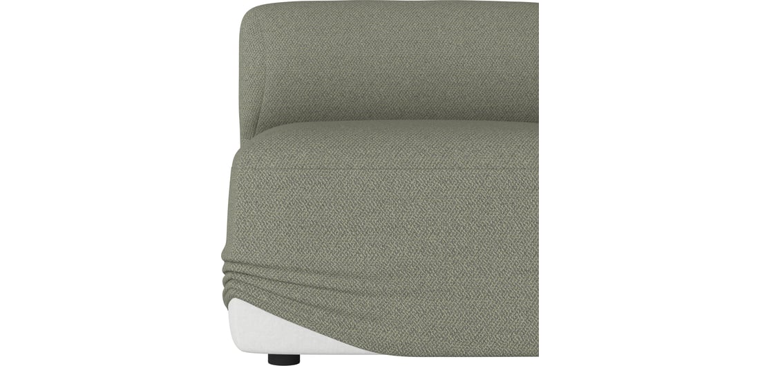 Angle Curved Bezug für Pouf 45